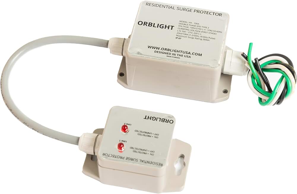 ORBLIGHT Whole House Residential Surge Protector Device Lightning ...