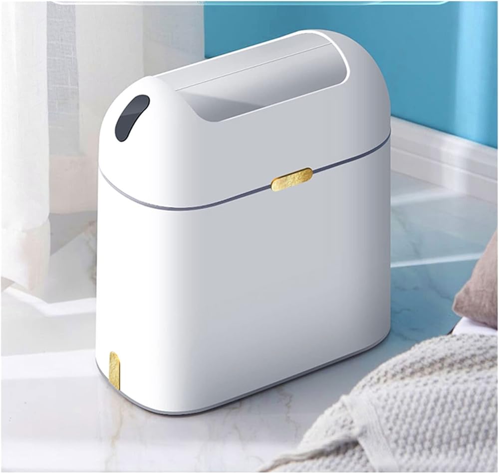 Smart Trash Can for Bathroom Automatic Electric Induction Garbage Bin ...