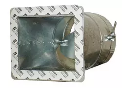 6 in. Adhesive Take-Off Square To Round Damper - Overstock Arizona