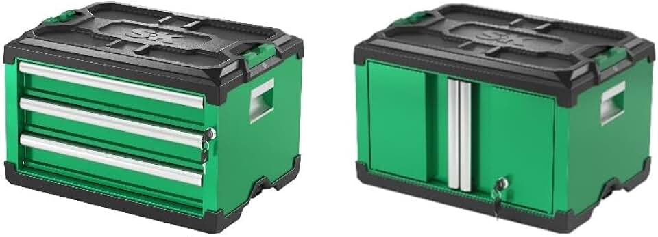 SK Modular Stackable Storage Tool Box, 20.5 Inch, 3-Drawer Steel Box ...