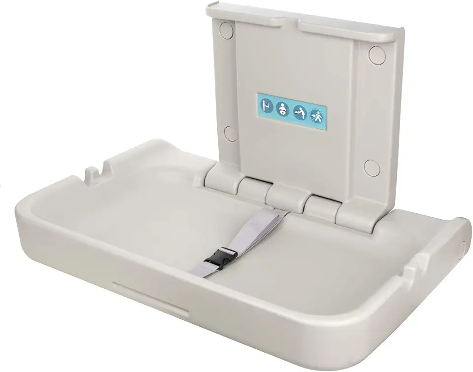 Fold Down Baby Changing Station Horizontal Baby Change Table with ...