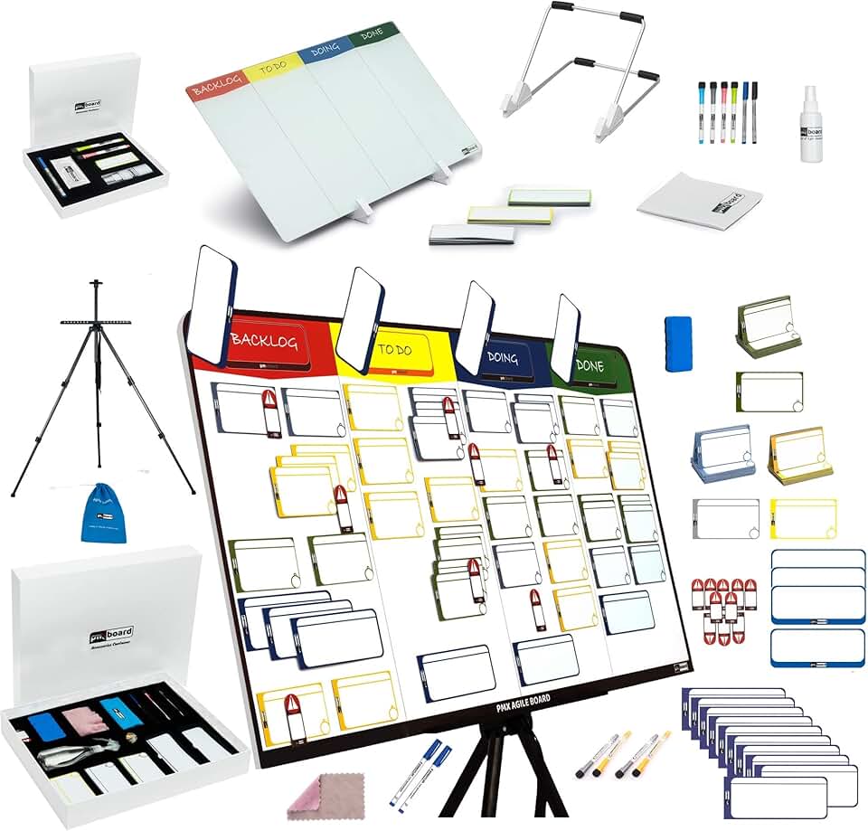 Project Management Board Set, Combo Kit X. Agile Management Bundle ...