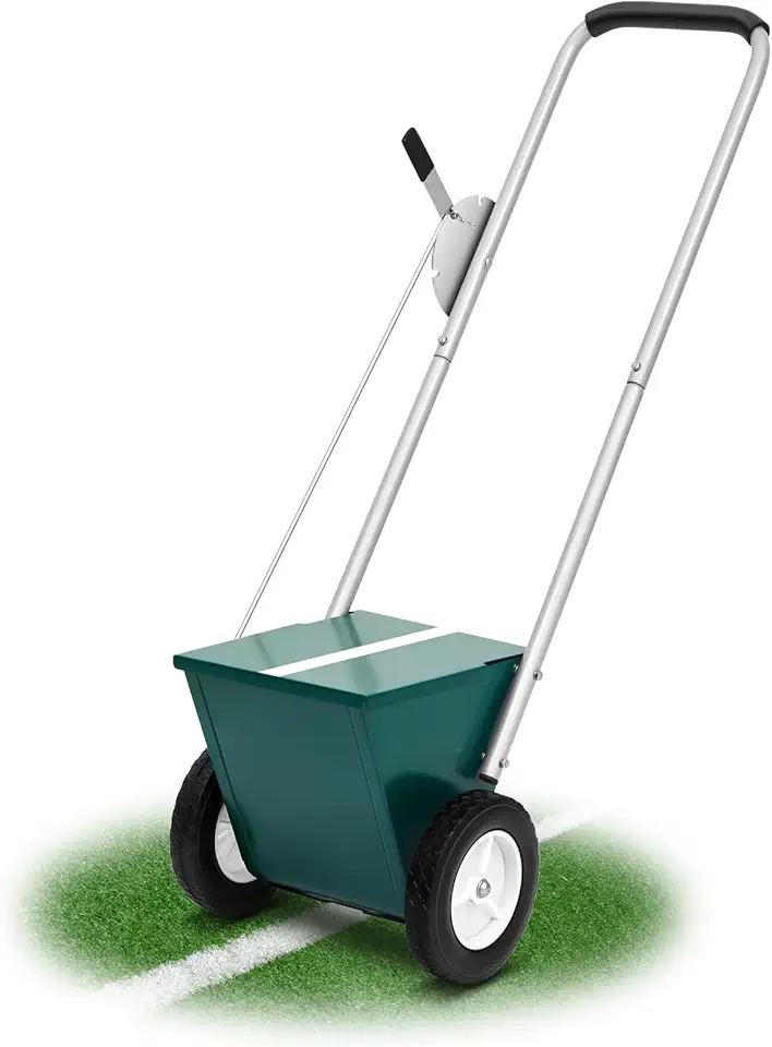 25 Pound Capacity Baseball and Softball Field Dry Line Chalker, Wheeled ...