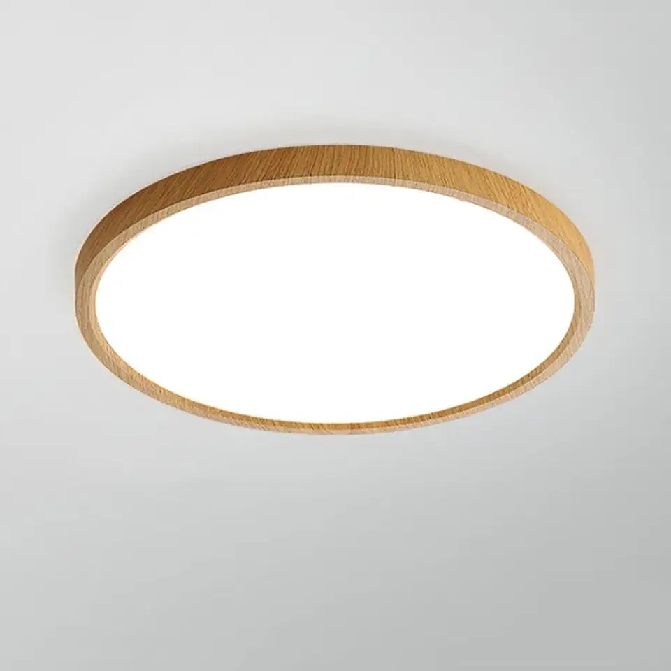 15" round Low Profile Led Surface Mounted Kitchen Ceiling Light Rustic ...