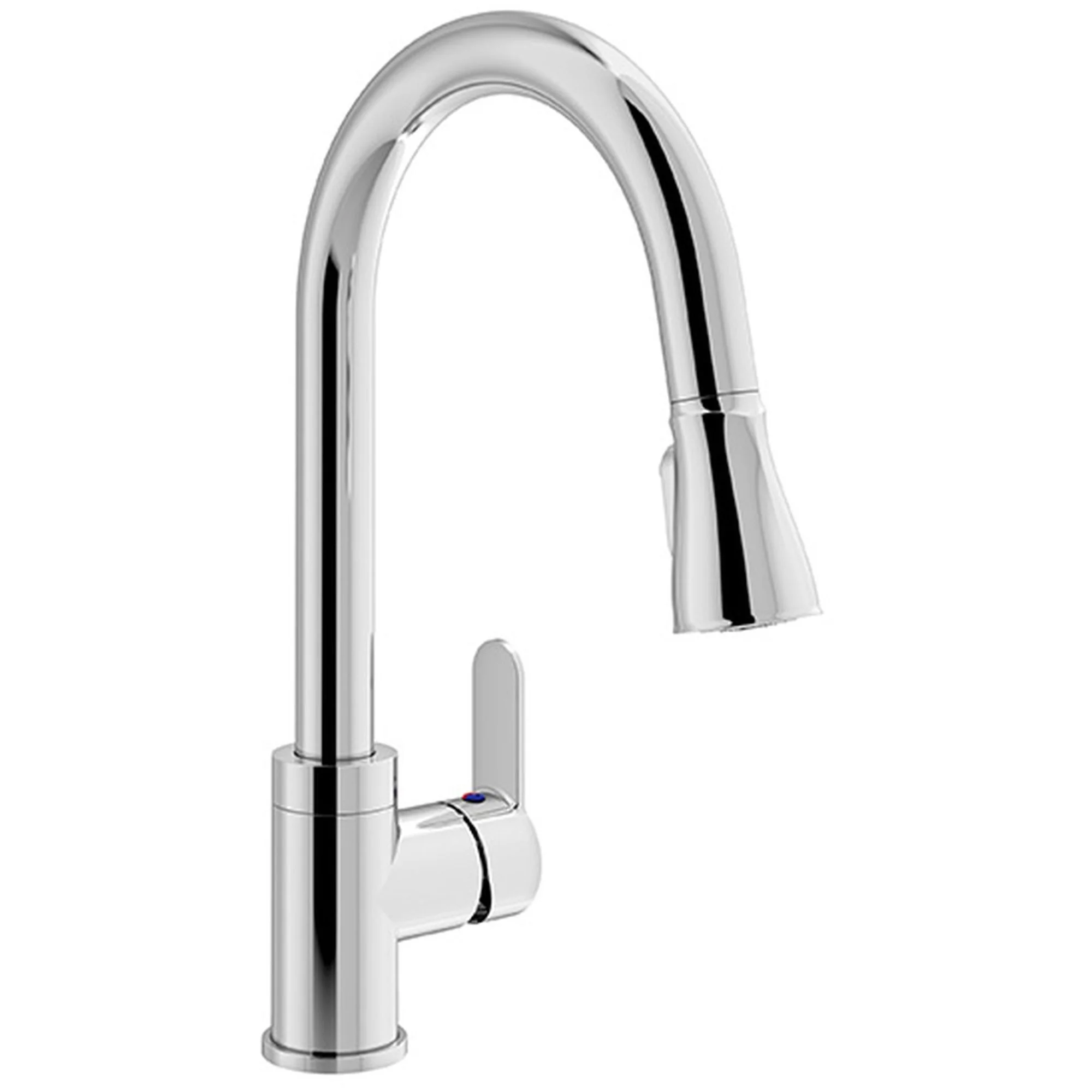 Symmons Sk6710pd Identity 1.5 GPM Single Hole Pull Down Kitchen Faucet ...
