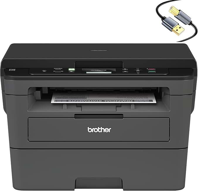 Brother Compact Monochrome Laser Wireless All-in-One Printer HL-L2390D ...