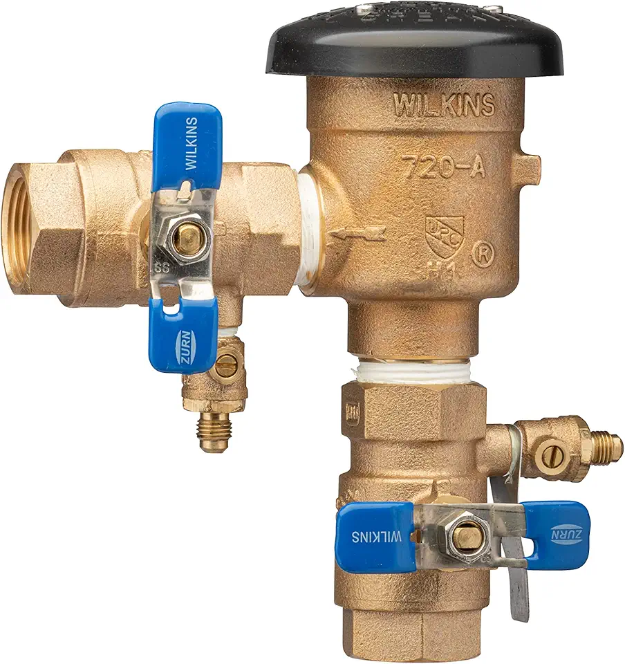 Zurn Wilkins 1" 720A Pressure Vacuum Breaker Assembly with SAE flare ...