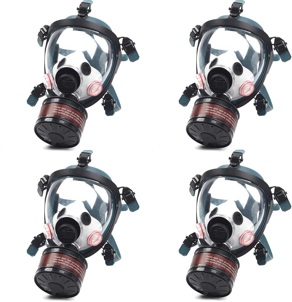 HANUU Gas Mask, Gas Masks Survival Nuclear and Chemical with 40mm ...