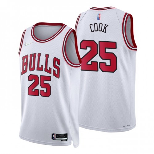 Nike Chicago Bulls #25 Tyler Cook White Mens 2021-22 NBA 75th ...