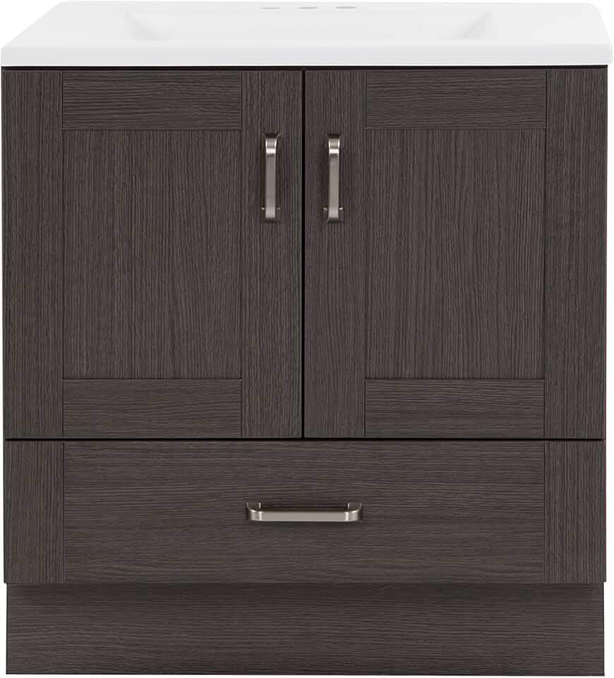 Spring Mill Cabinets Noelani Bathroom Vanity with 2-Door Cabinet ...