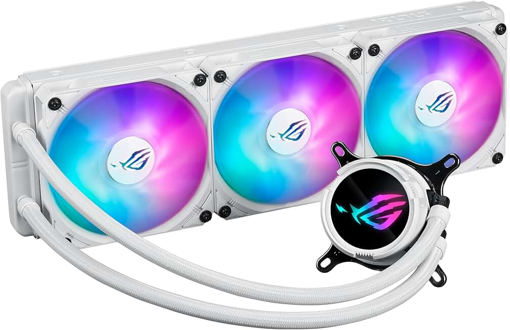 ASUS ROG Strix LC III 360 ARGB White Edition All-in-one CPU Liquid ...
