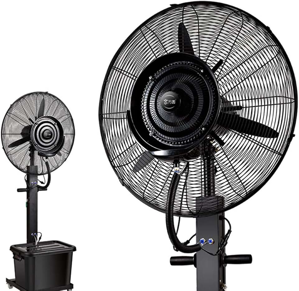 INDYAH Fans,Heavy-Duty Fan Powerful Oscillating Cooling Fan Noiseless ...