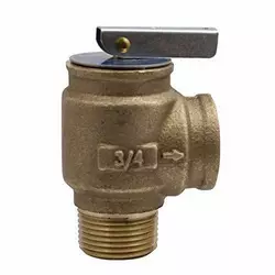 Watts Bronze Male Threaded x Female Threaded 125# Pressure Relief Valve ...