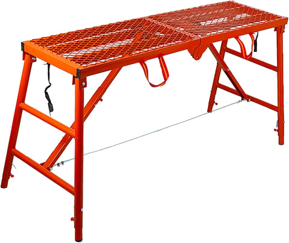Work Platform Orange Scaffolding Equipment, Portable Folding ...