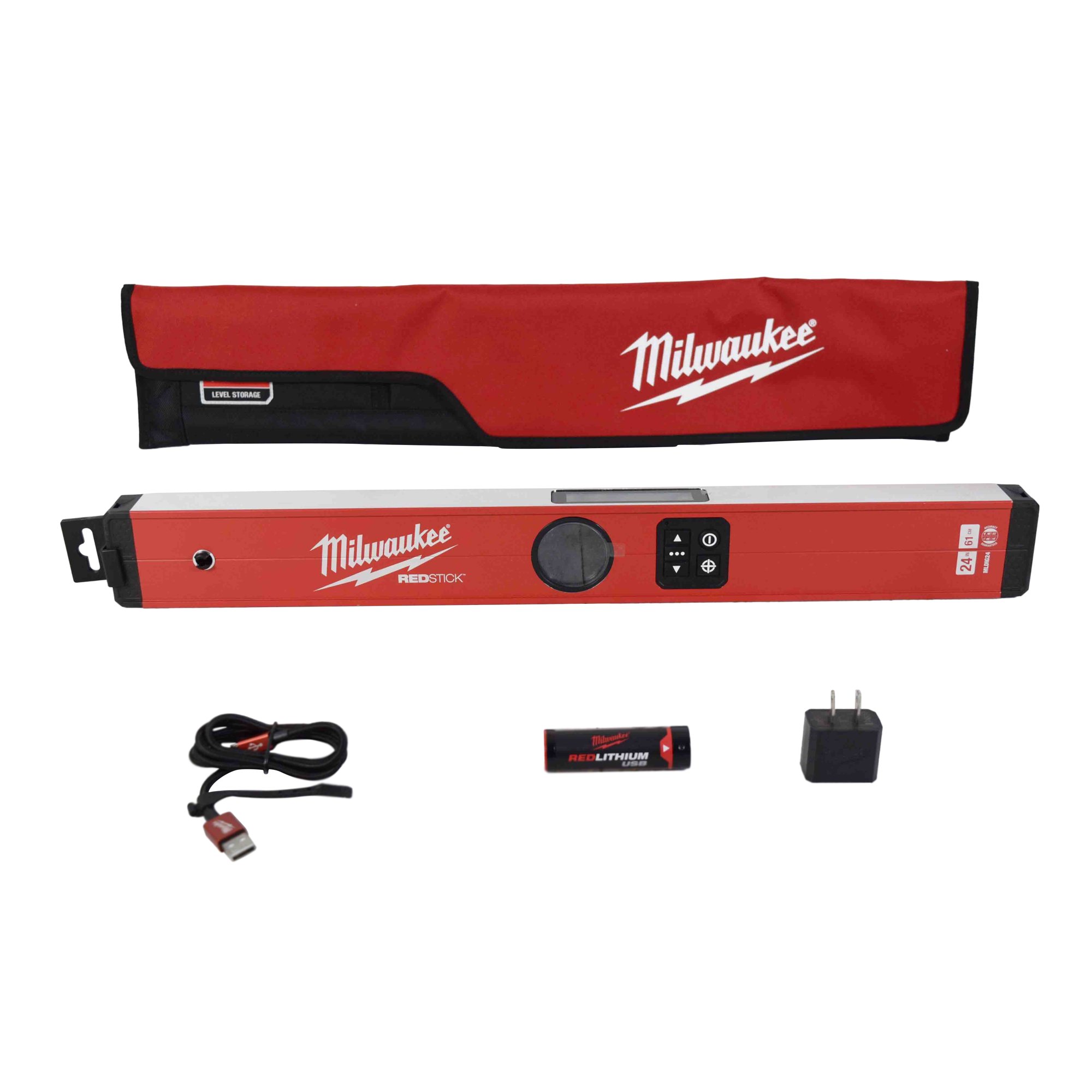Milwaukee MLDIG24 24 in. REDSTICK Digital Level w/ PINPOINT Measurement ...