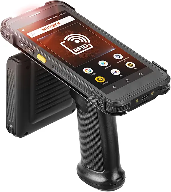 MUNBYN Android Barcode Scanner with Full Screen 5.5" & Dock Charger ...