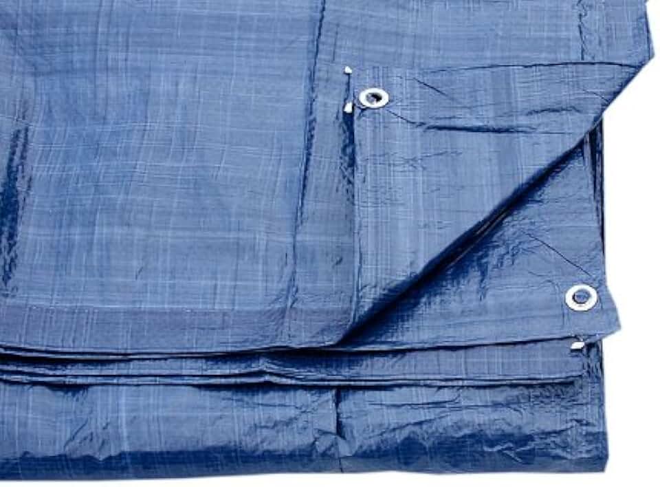 48 x Tarpaulin TARP Waterproof Sheets Cover Blue 6 FT x 8 FT 1.8M x 2 ...