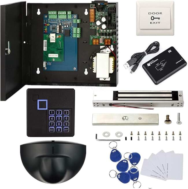 TCP/IP Single Door Security Access Control System with 600lbs Electric ...