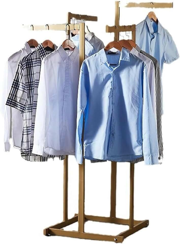 Rack for Hanging Clothes Retail Display - Floor Standing Metal Garment ...