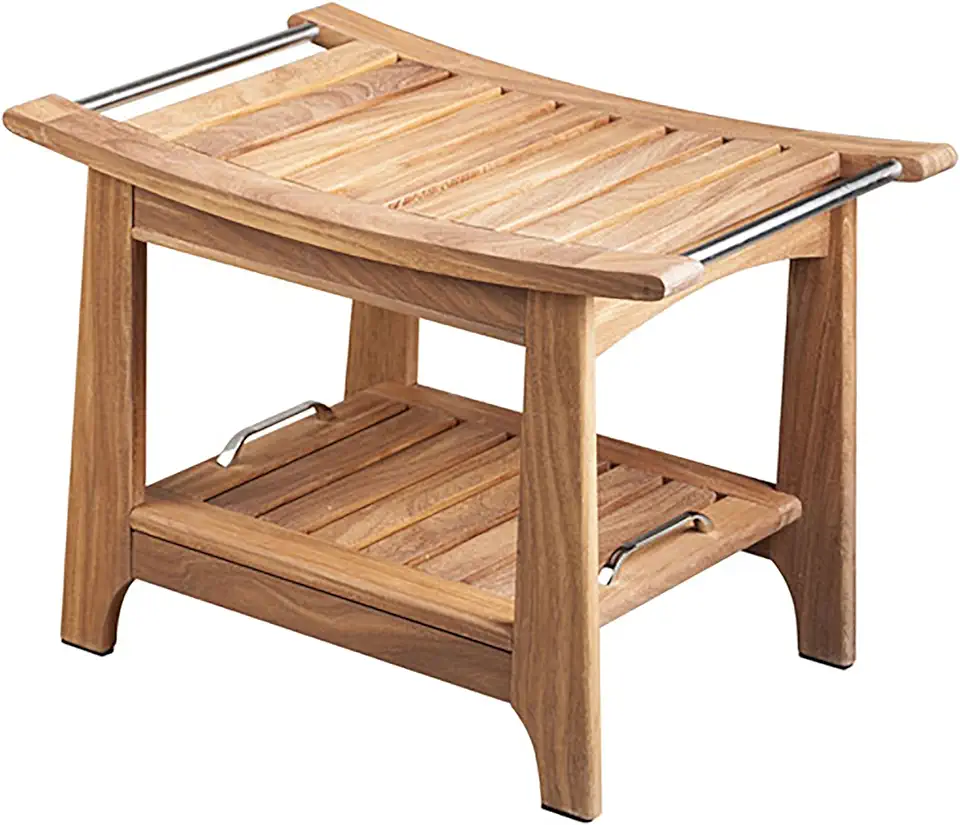 SA5046 Teak Shower and Sauna Bench with Storage - Costco Arizona