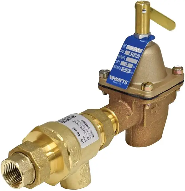 WATTS 1/2 inch B911-M3 threaded combination water feeder and backflow ...