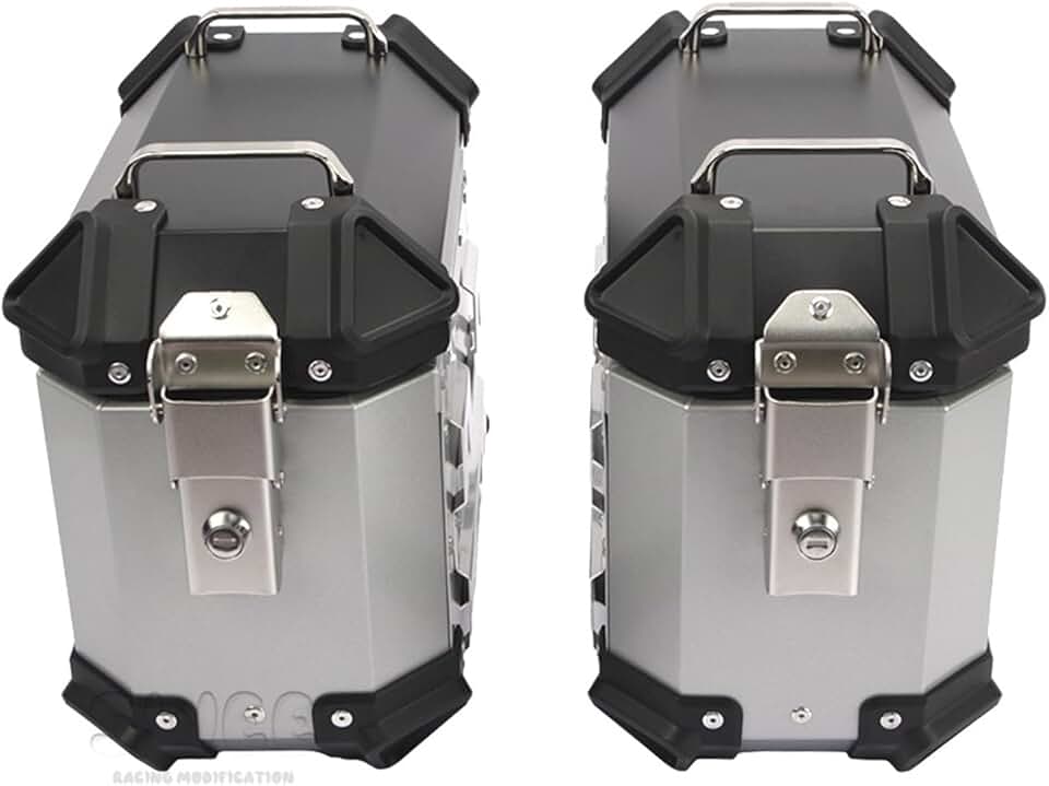 ONETree Side Cases Motorcycle,18L Motorbike Hard Side Saddlebag Box ...