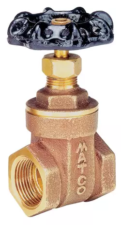 Matco-Norca Brass and Cast Iron Full Port Threaded Gate Valve - Costco ...