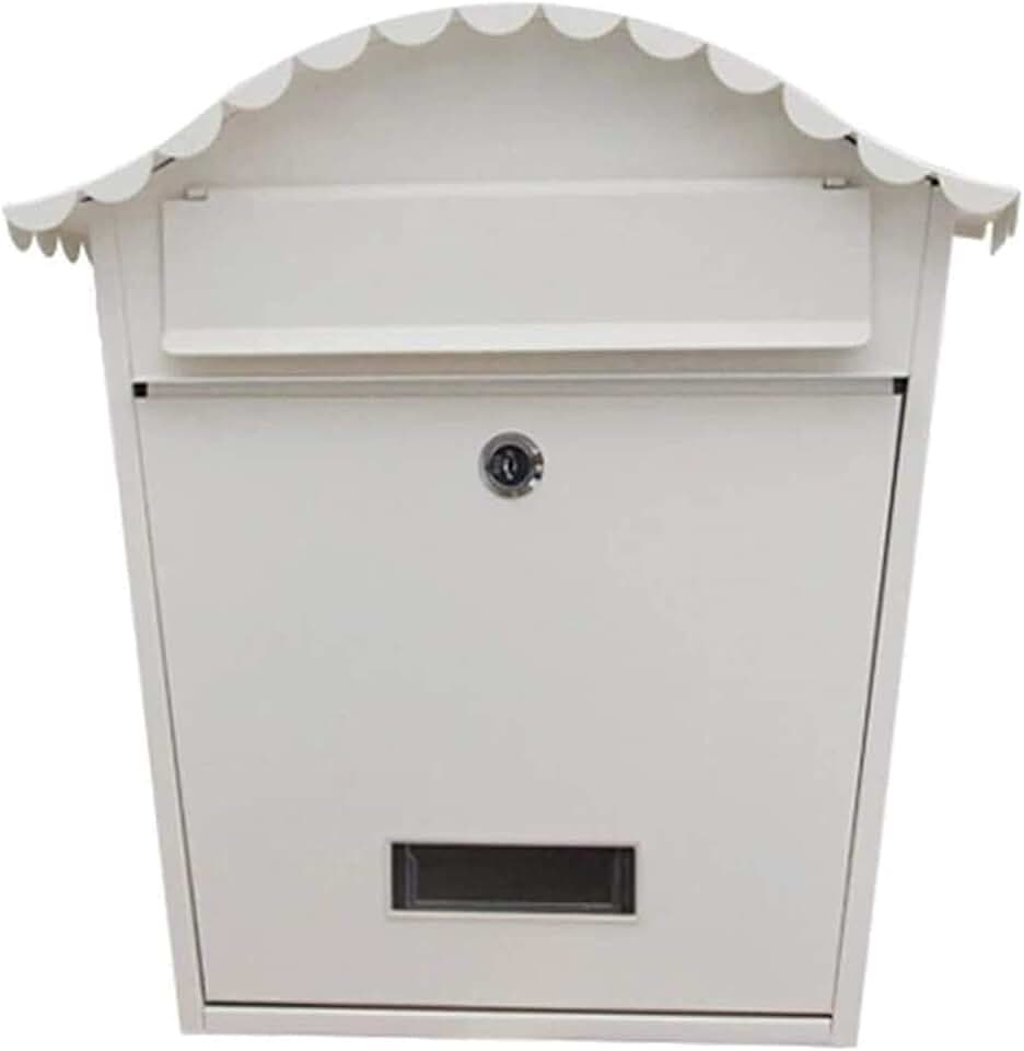 Wall-Mount Mailbox Waterproof Wall-Mounted Mailbox European Villa Post ...