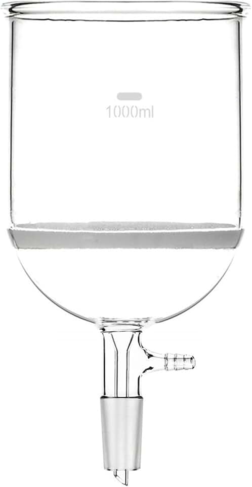 Lab Funnel 1000ml Glass Buchner Funnel Borosilicate Glass 3.3 1L ...