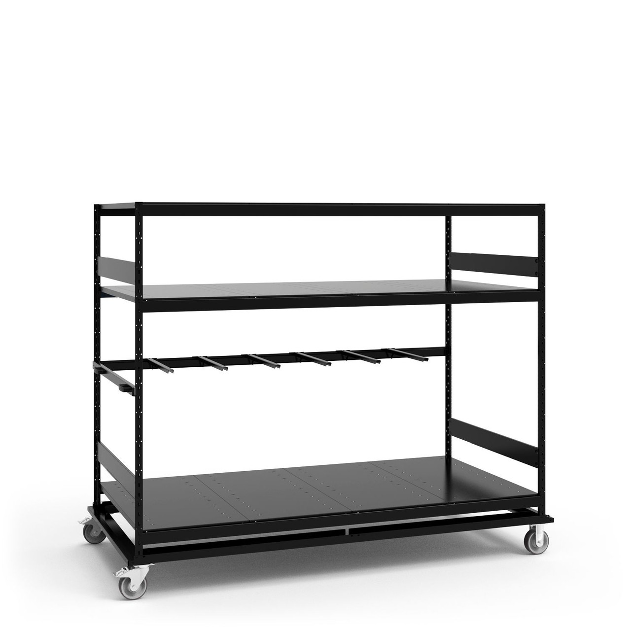 Rousseau Metal SRP2422M Bumper and Pipe Rack (96"W x 48"D x 75"H ...