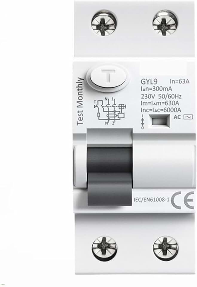GYL9 AC Type RCCB Electromagnetic Residual Current Circuit Breaker AC ELCB 2 Pole 25A 40A 63A ...