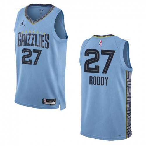 Memphis Memphis Grizzlies #27 David Roddy Blue Mens 2022-23 NBA Nike ...