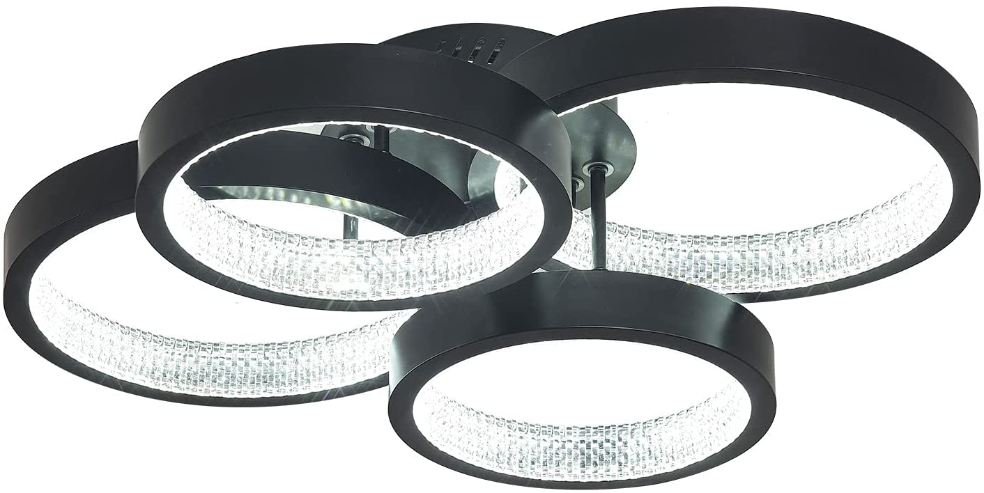 Oukaning Modern Ceiling Lamp Lighting Flush Mount LED Ceiling Light ...