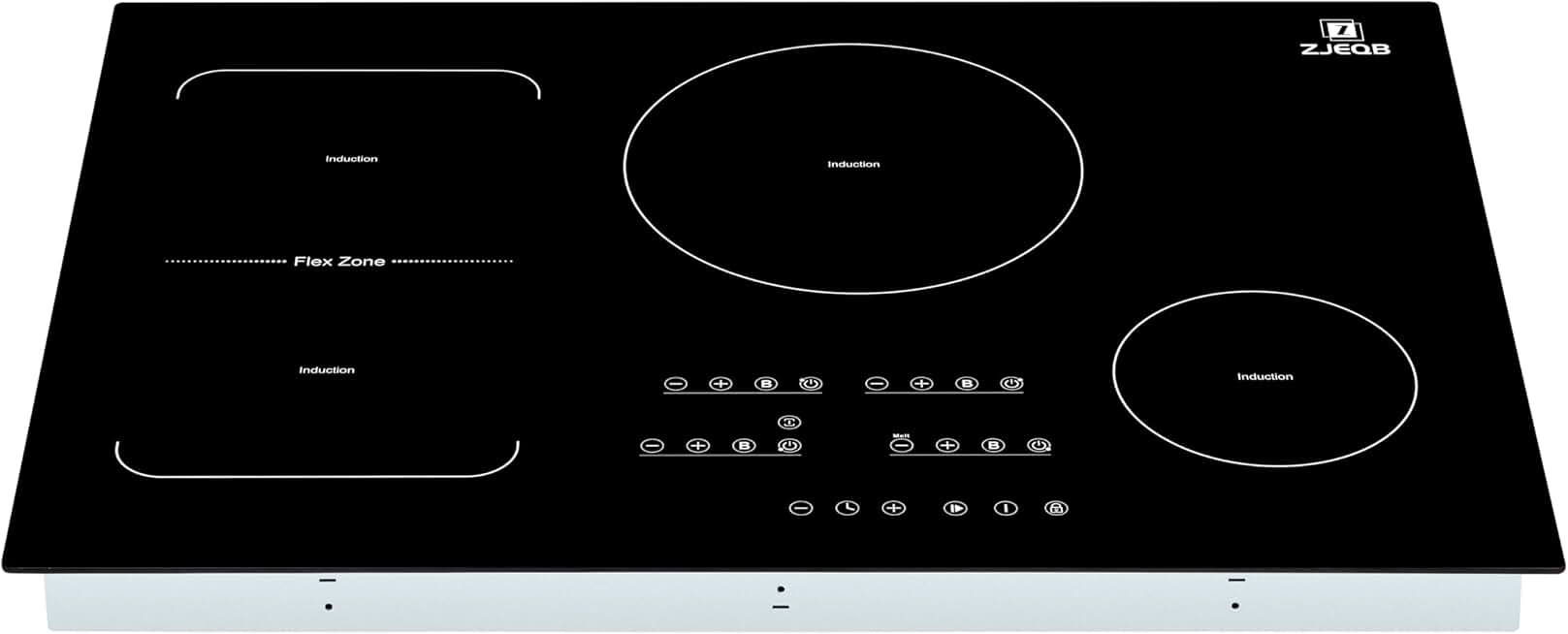 Induction Cooktop 4 Burner, 30 inch Built-in Electric cooktop, Flat ...