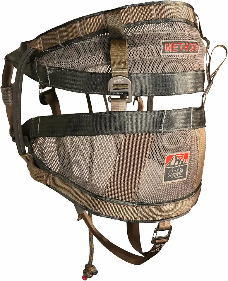 Latitude Outdoors Method 2 Ultra-Light Two-Panel Compact Mobile Hunting Saddle, Size X-Large ...