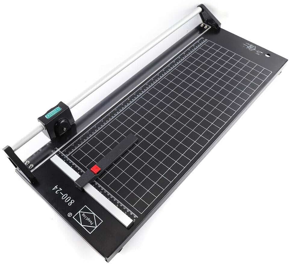 24 Inch Commercial Manual Precision Rotary Paper Trimmer Cutter,Heavy ...