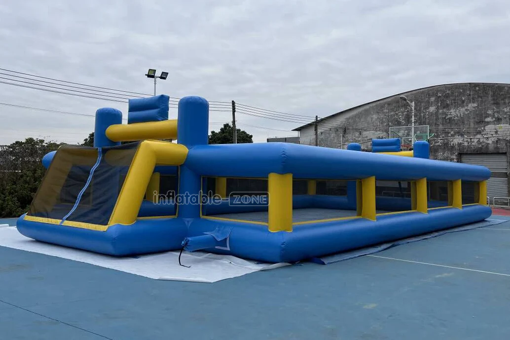 Outdoor Interactive Soccer Playground Equipment Inflatable Human ...