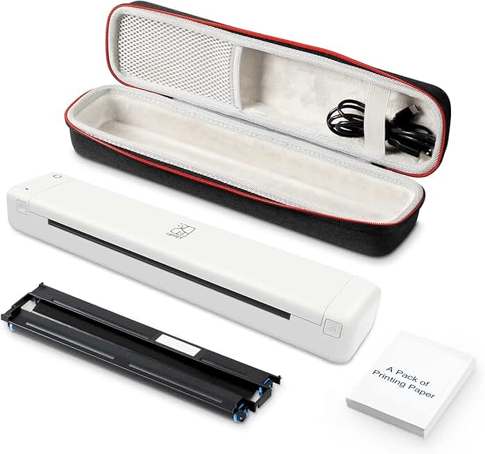 HPRT Portable Printers Wireless for Travel, MT800, Support 8.5" X 11 ...