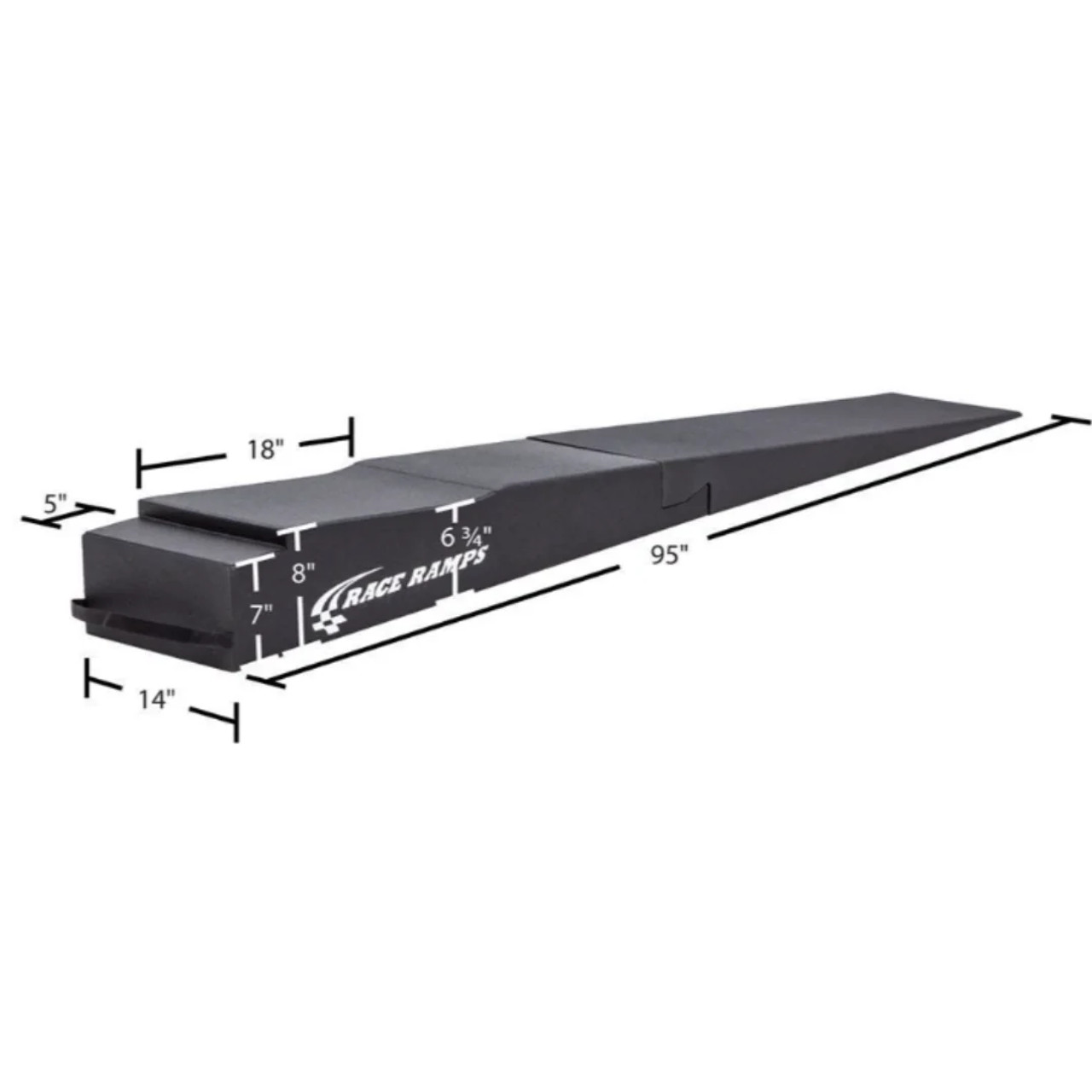 Race Ramps RR-TR-9-FLP 9" Trailer Ramps w/ flap cutout - Arizona Outlet