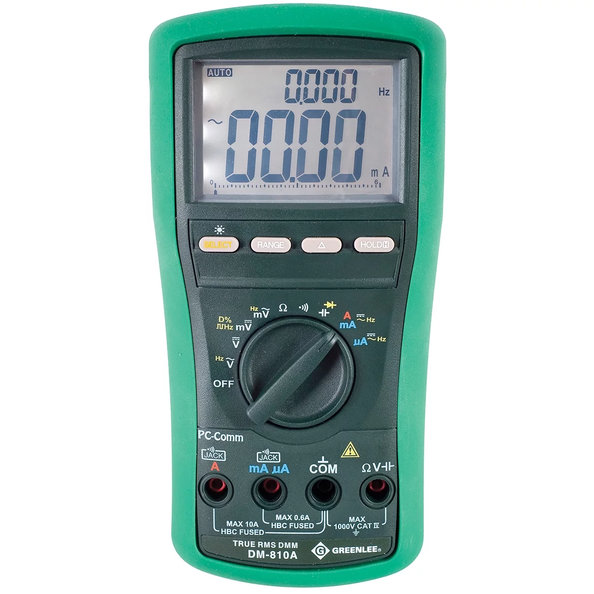 greenlee dm-810a dmm,trms,ac/dc,cap(dm-810a) - Arizona Outlet