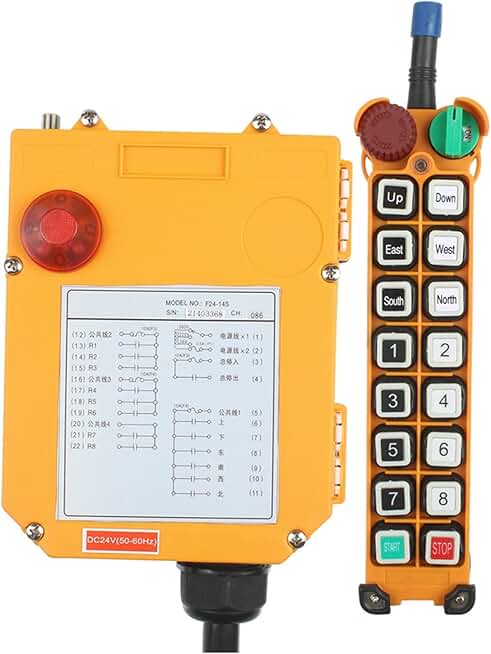 Single Speed F24-14S Driving Crane Industrial Wireless Remote Control ...