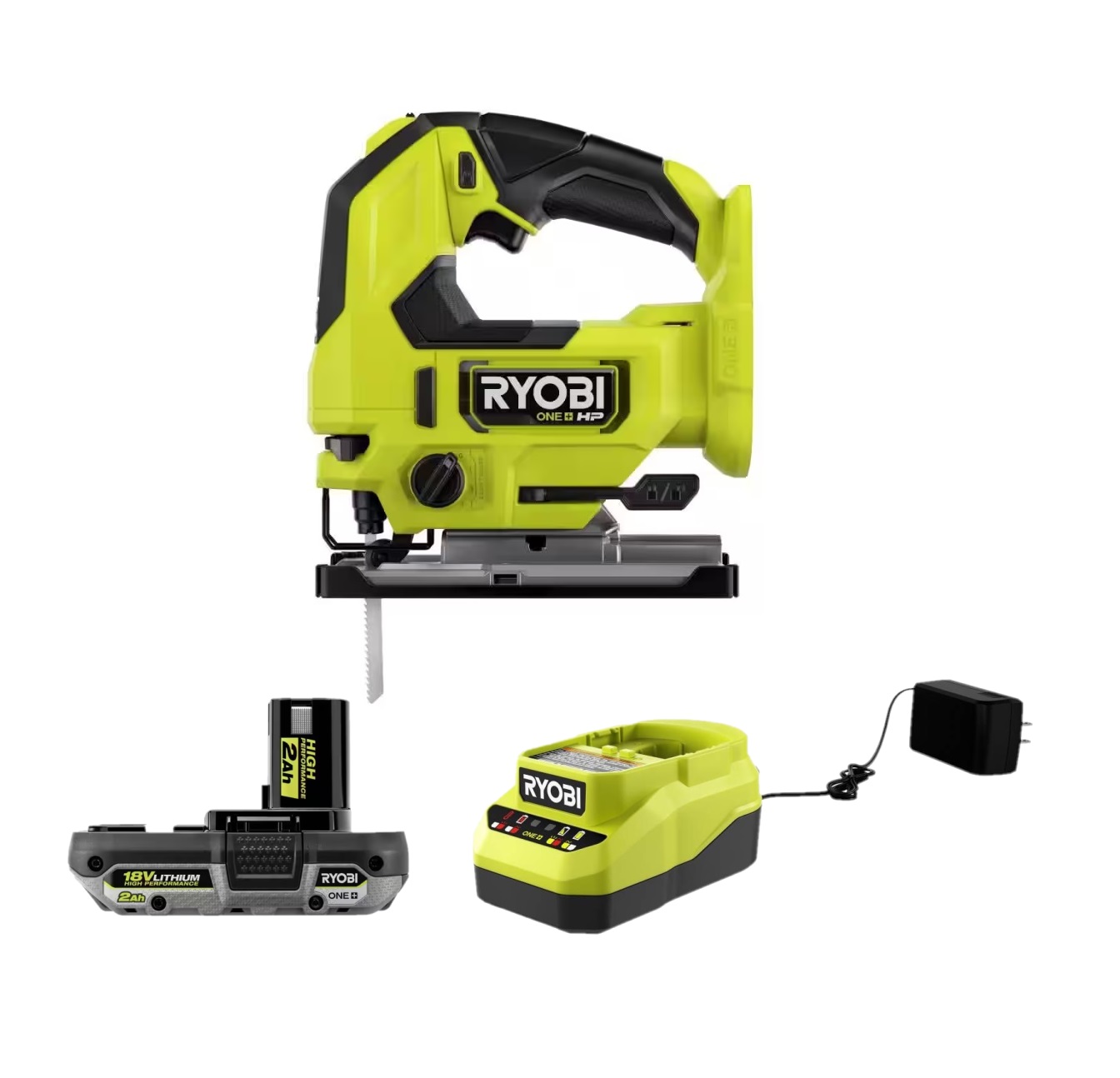 RYOBI HP 18V Brushless Cordless Jigsaw Kit with HIGH PERFORMANCE ...