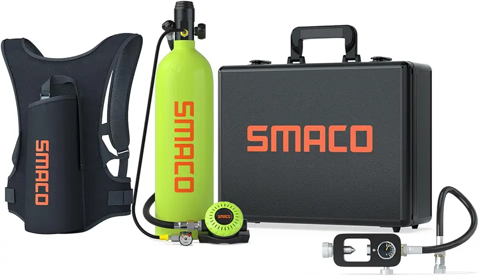 Mini Scuba tank 1.9L Capacity Diving Oxygen Tank Support About 25 ...