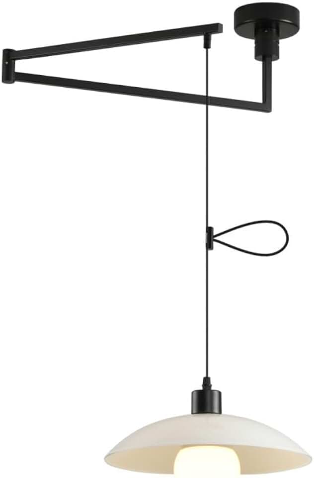 Mid Century Modern Pendant Light Fixture Ceiling Swing Arm Hanging Lamp ...