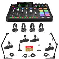 Rode RodeCaster Pro II Production Studio Console w/ Mic, Arm/Stand ...