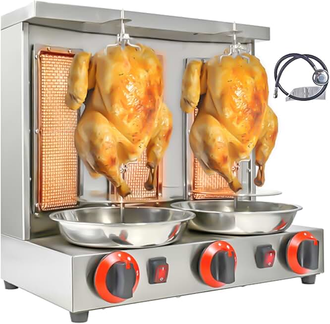 Li Zhen Shawarma Machine Vertical Rotisserie Gyro Machine Commercial ...