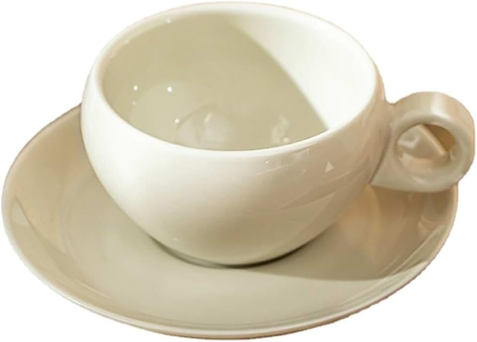 DFHBFG Ceramic Coffee Cup Saucer Set Coffee Cup Household Items Vintage ...
