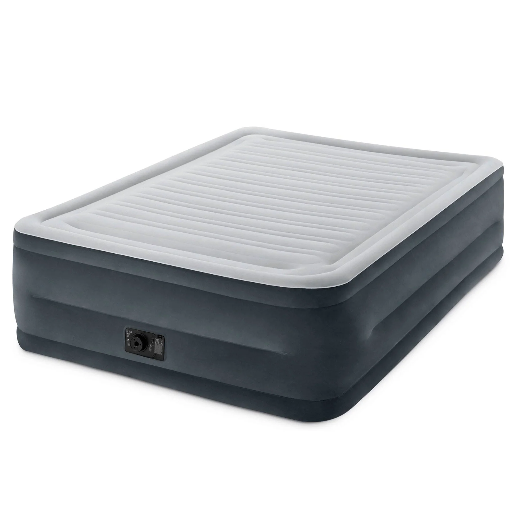 Intex Comfort Plush High Rise Dura-Beam Air Bed Mattress w/ Built-In Pump, Queen - Arizona Outlet