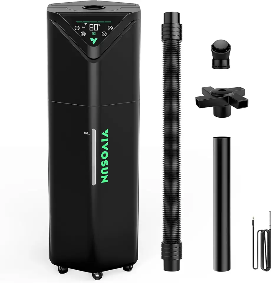 VIVOSUN AeroStream H19 Intelligent Environmental 19L Humidifier with ...