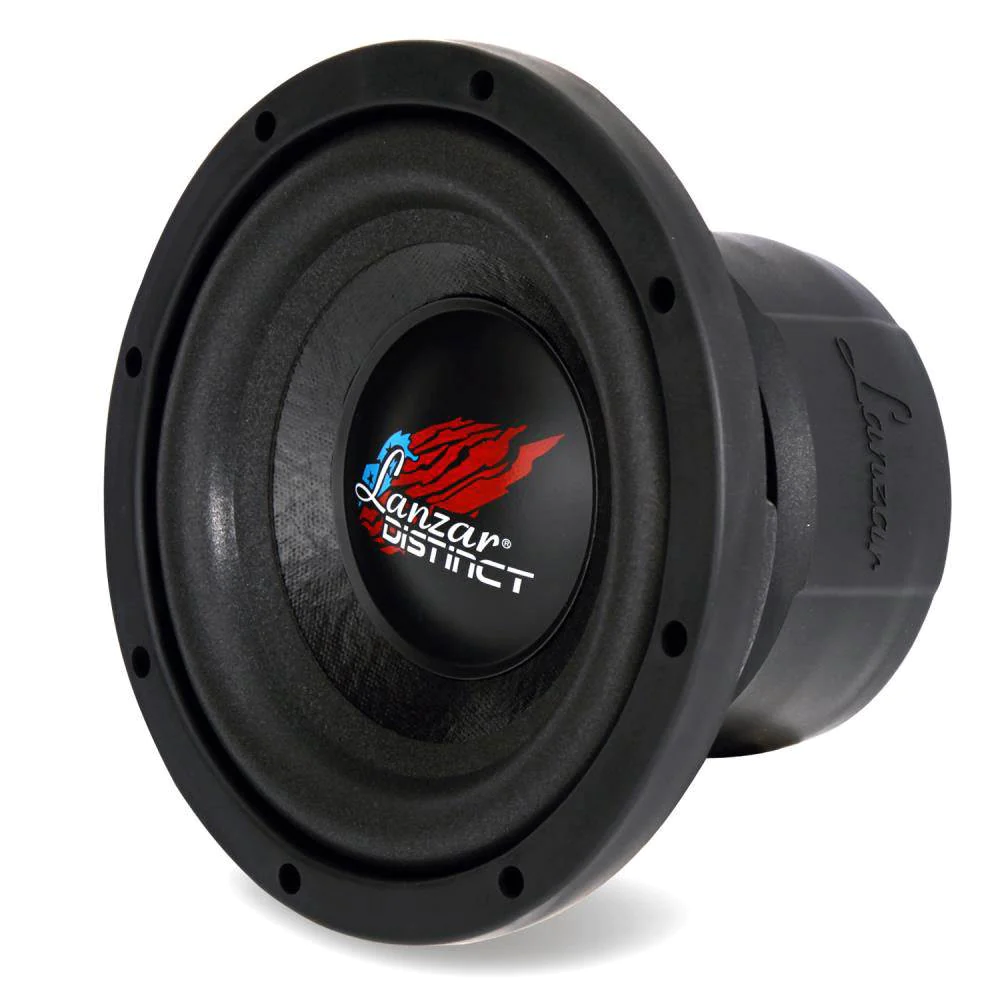 Lanzar DCTS81 8" 600W SVC 4 Ohm Car Audio High Performance Subwoofer (2 ...